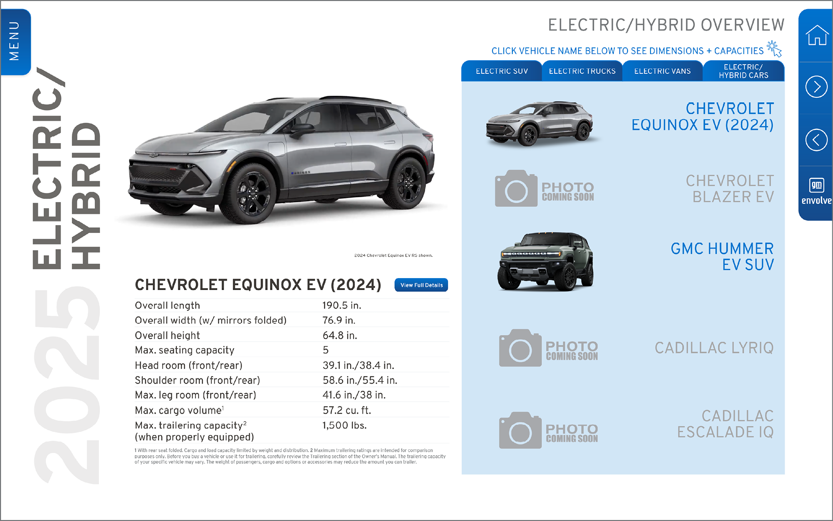 2025 GM Envolve Fleet Guide
